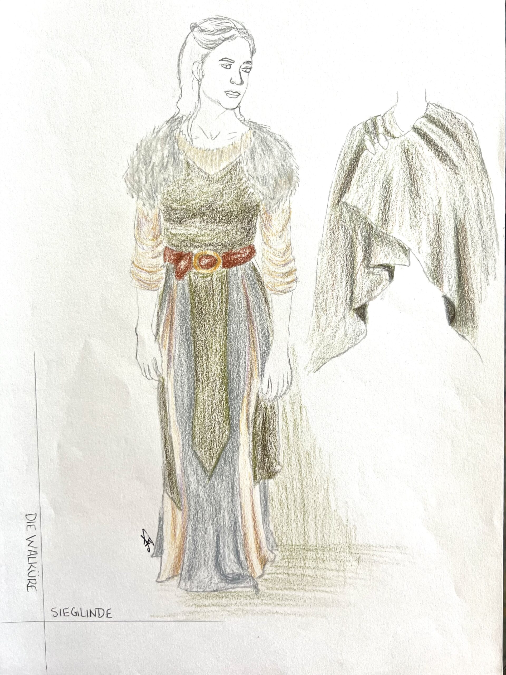 Costume Design for The Valkyrie - Opera Santa Barbara