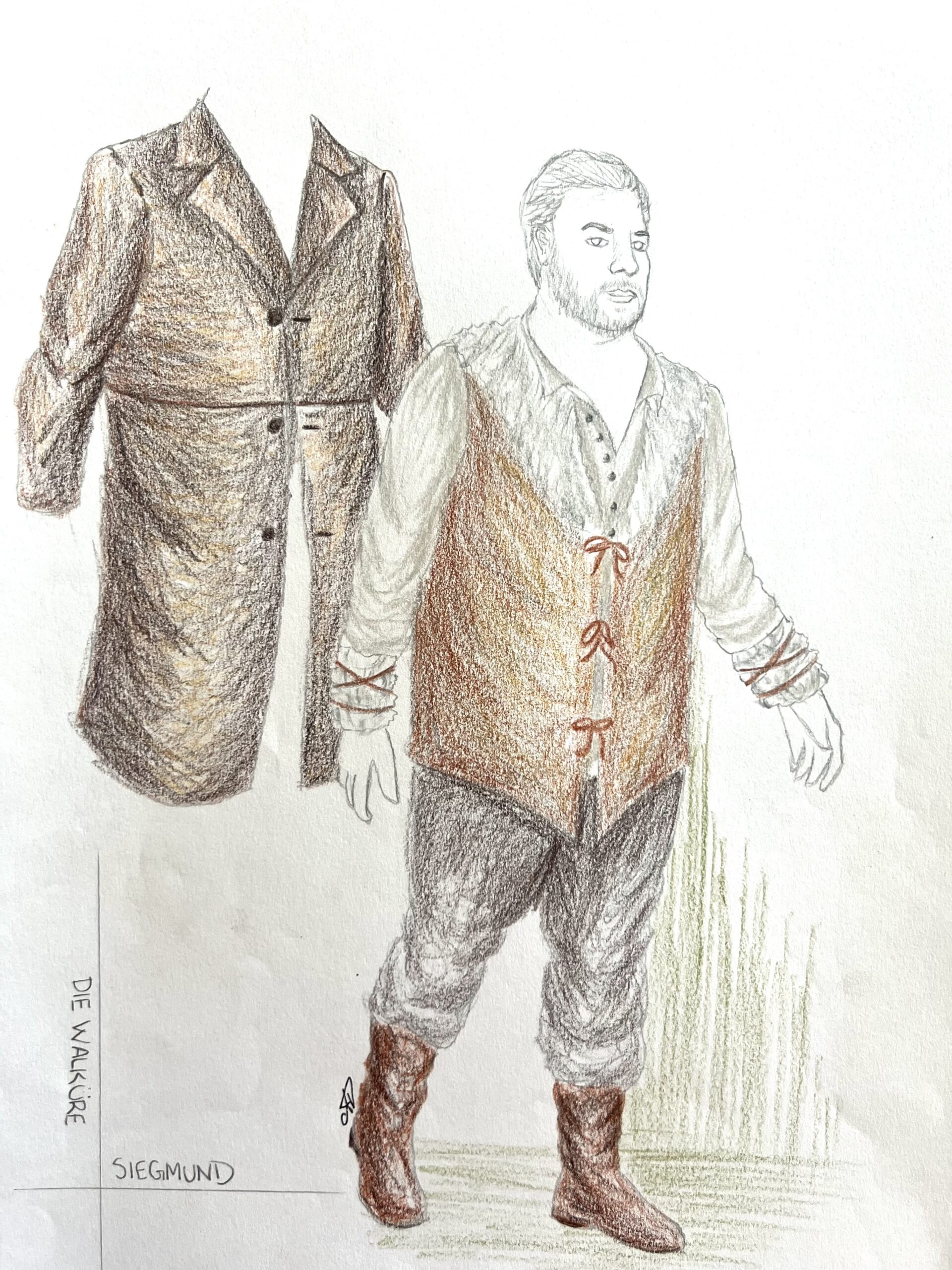 Design Preview for The Valkyrie - Opera Santa Barbara