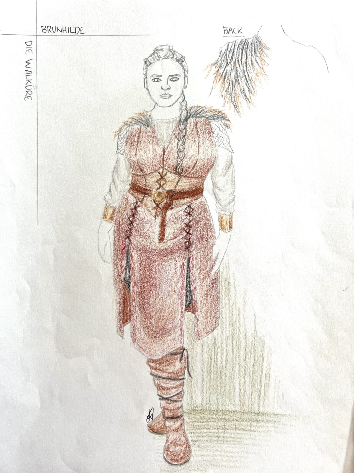 Design Preview for The Valkyrie - Opera Santa Barbara